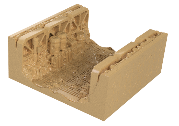 Alien Shaft Corridor Straight #1 – Lv427Designs