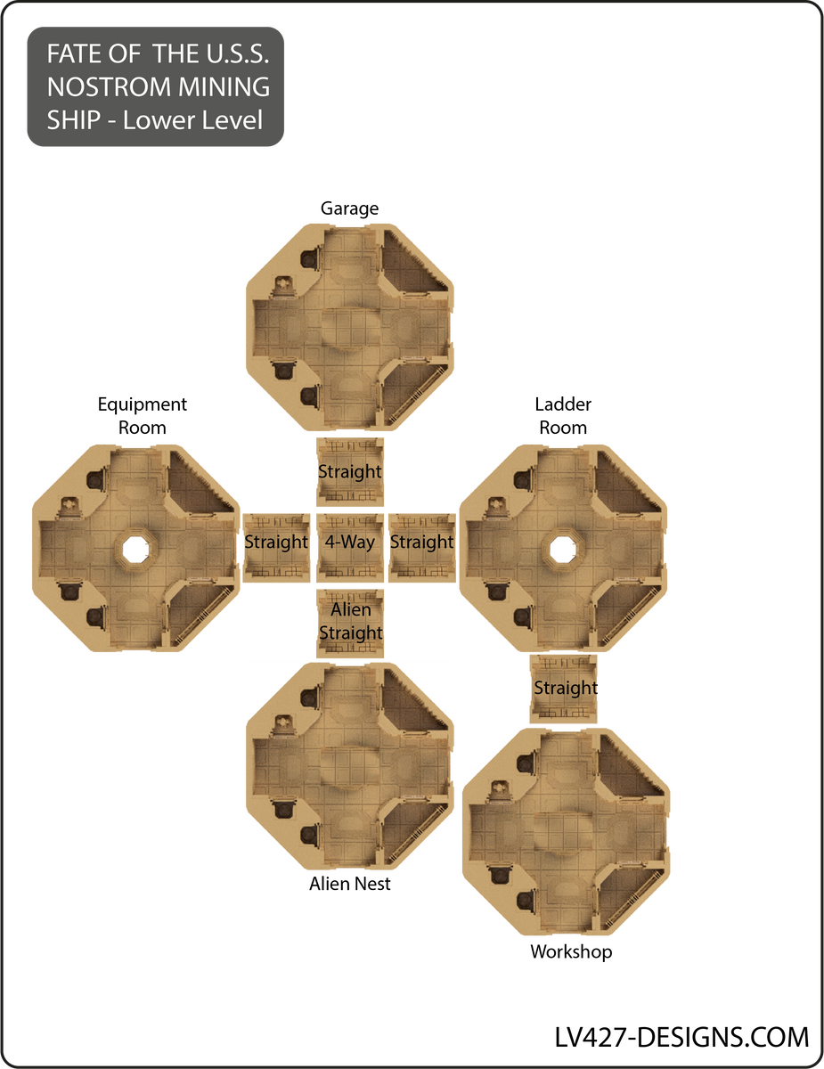 U.S.S. Nostrom - Our Map – Lv427Designs