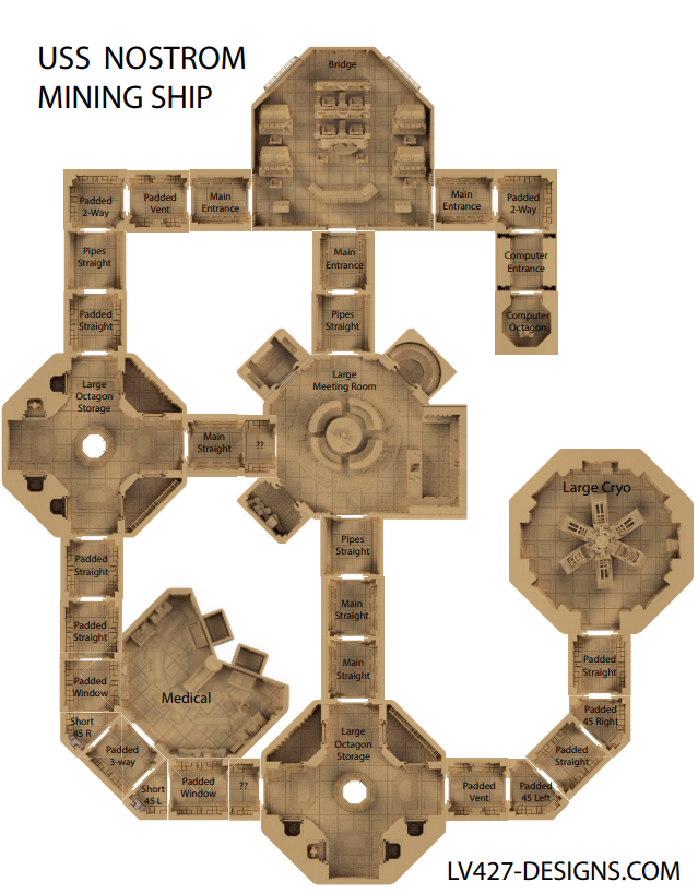 U.S.S. Nostrom - Joiner Corridor – Lv427Designs