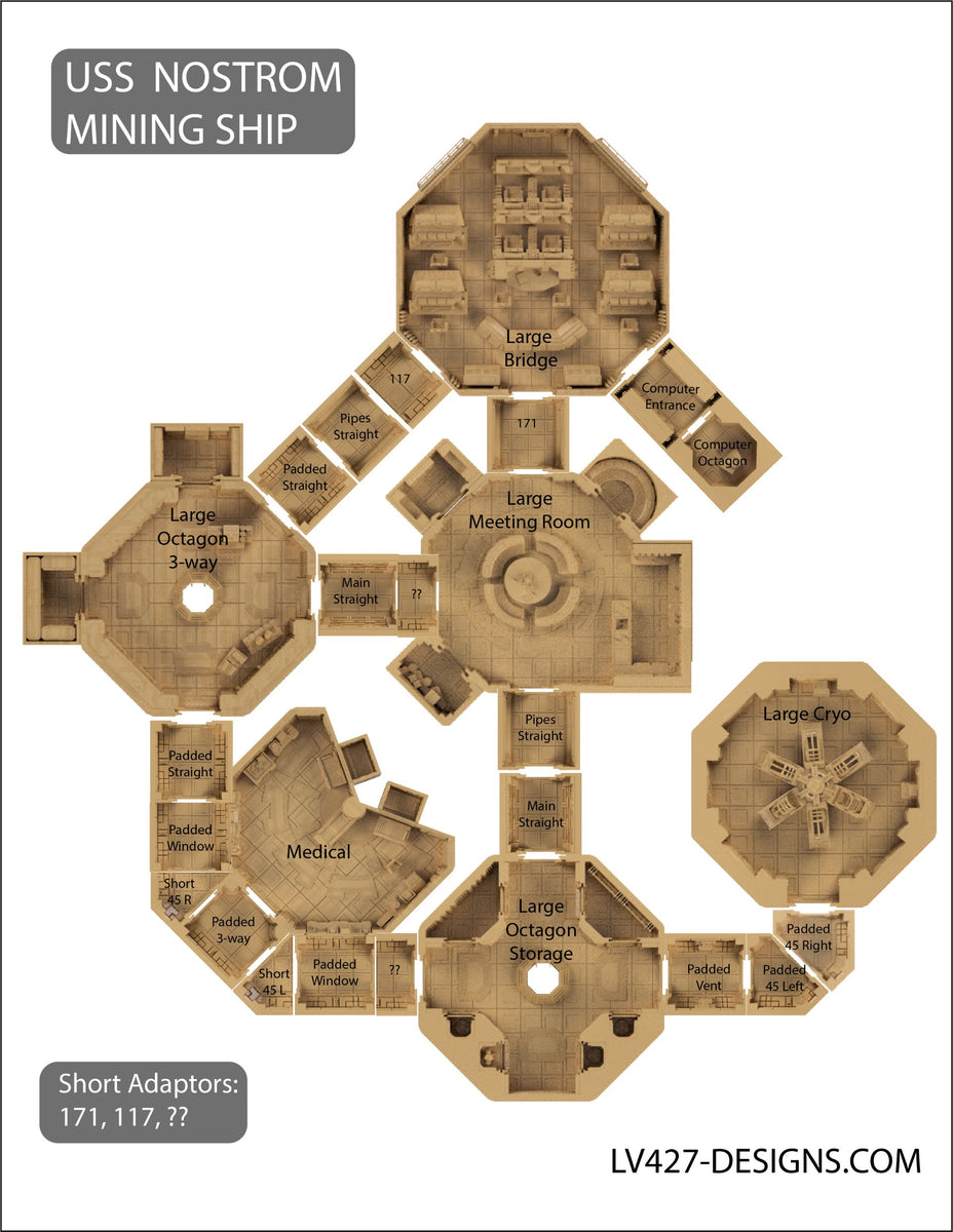 U.S.S. Nostrom - Joiner Corridor – Lv427Designs