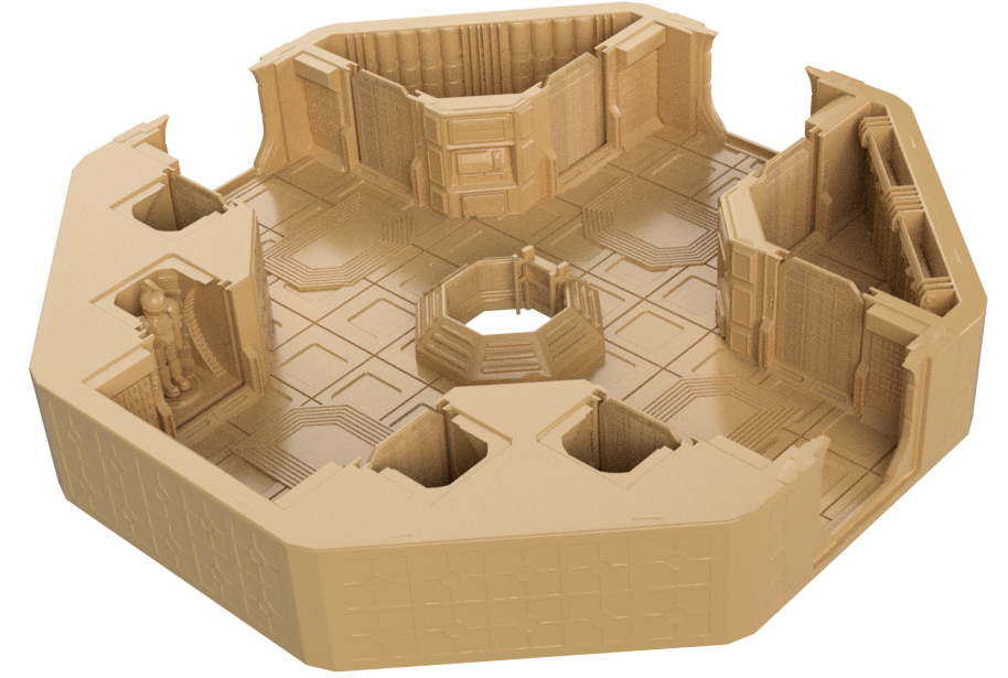 U.S.S. Nostrom - Large Octagon Corridor – Lv427Designs